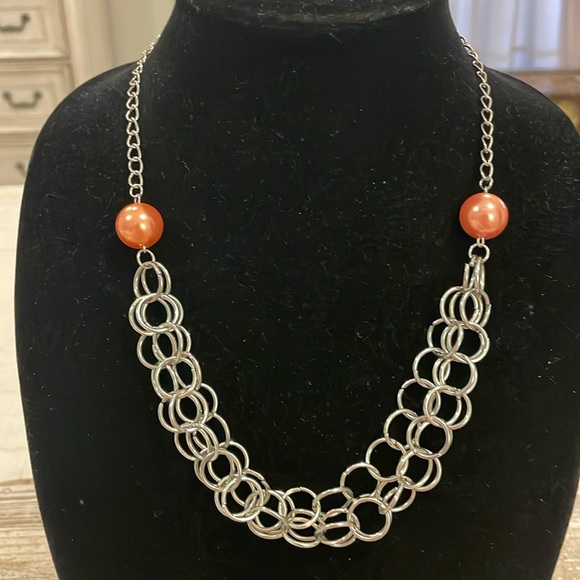 Jewelry | Vintage Silver Tone Chain Statement Necklace | Poshmark